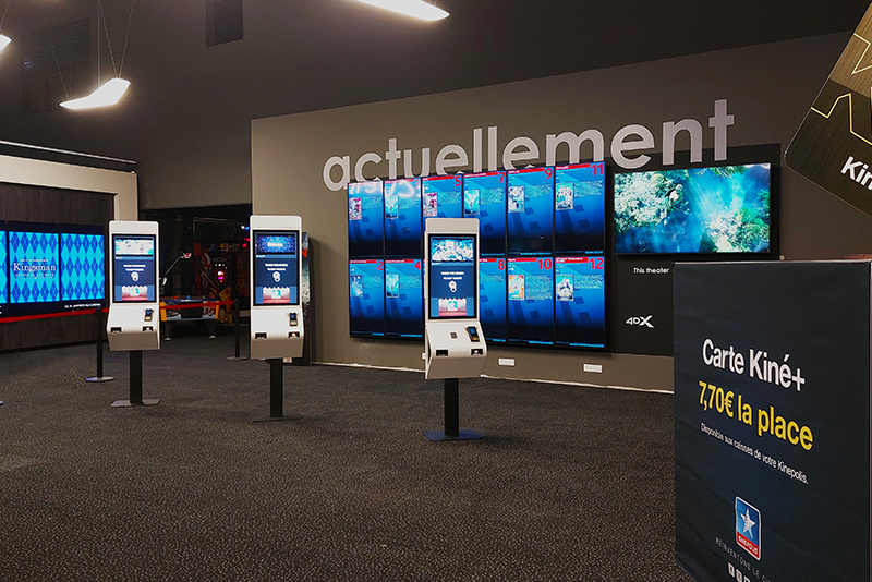 Nouvelle installation du système d'affichage dynamique Zebrix au Kinepolis d'Amnéville